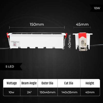 Laser Blade Recessed Linear Spotlight – Harold Electricals