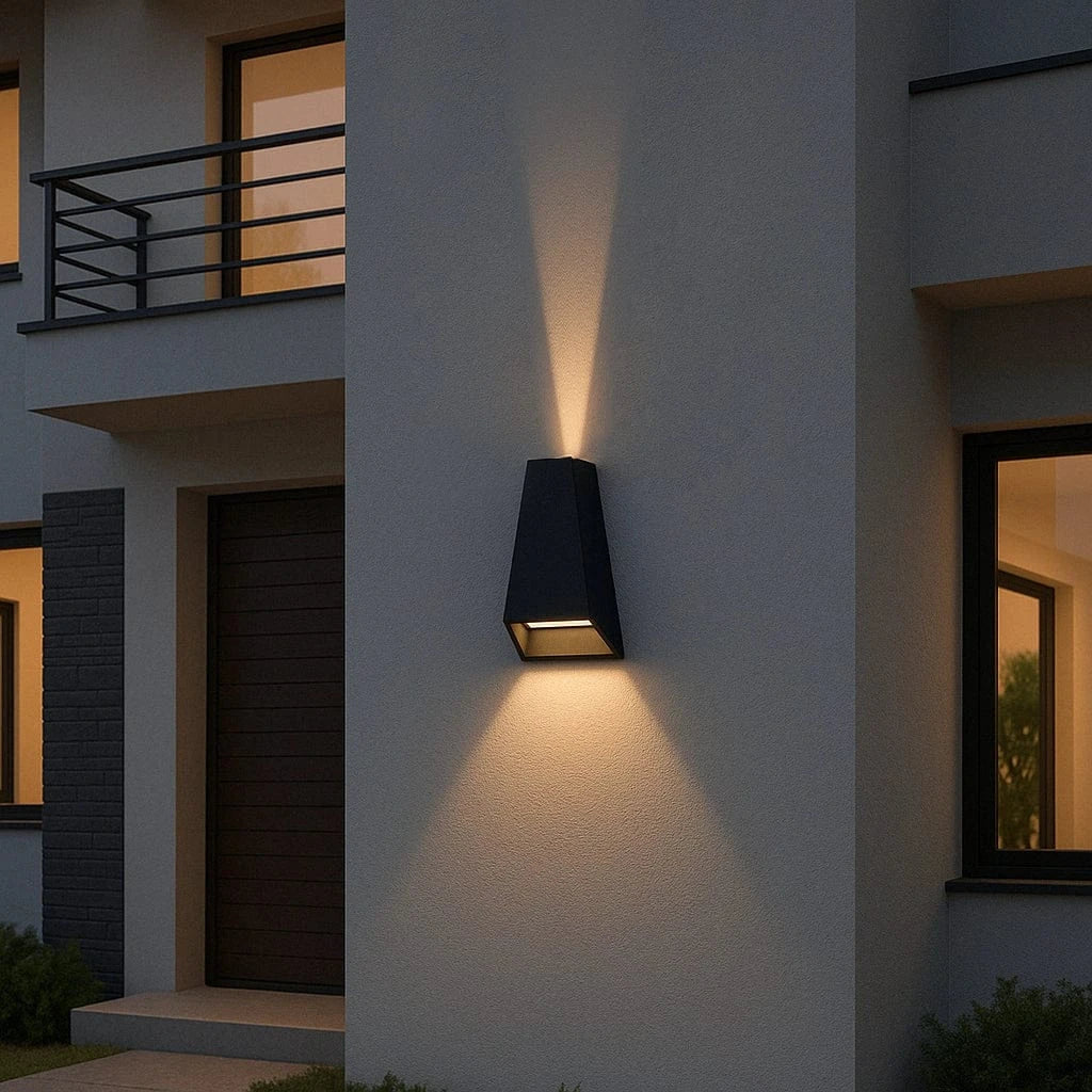 Pyramid Outdoor Wall Facade Light – Harold Electricals