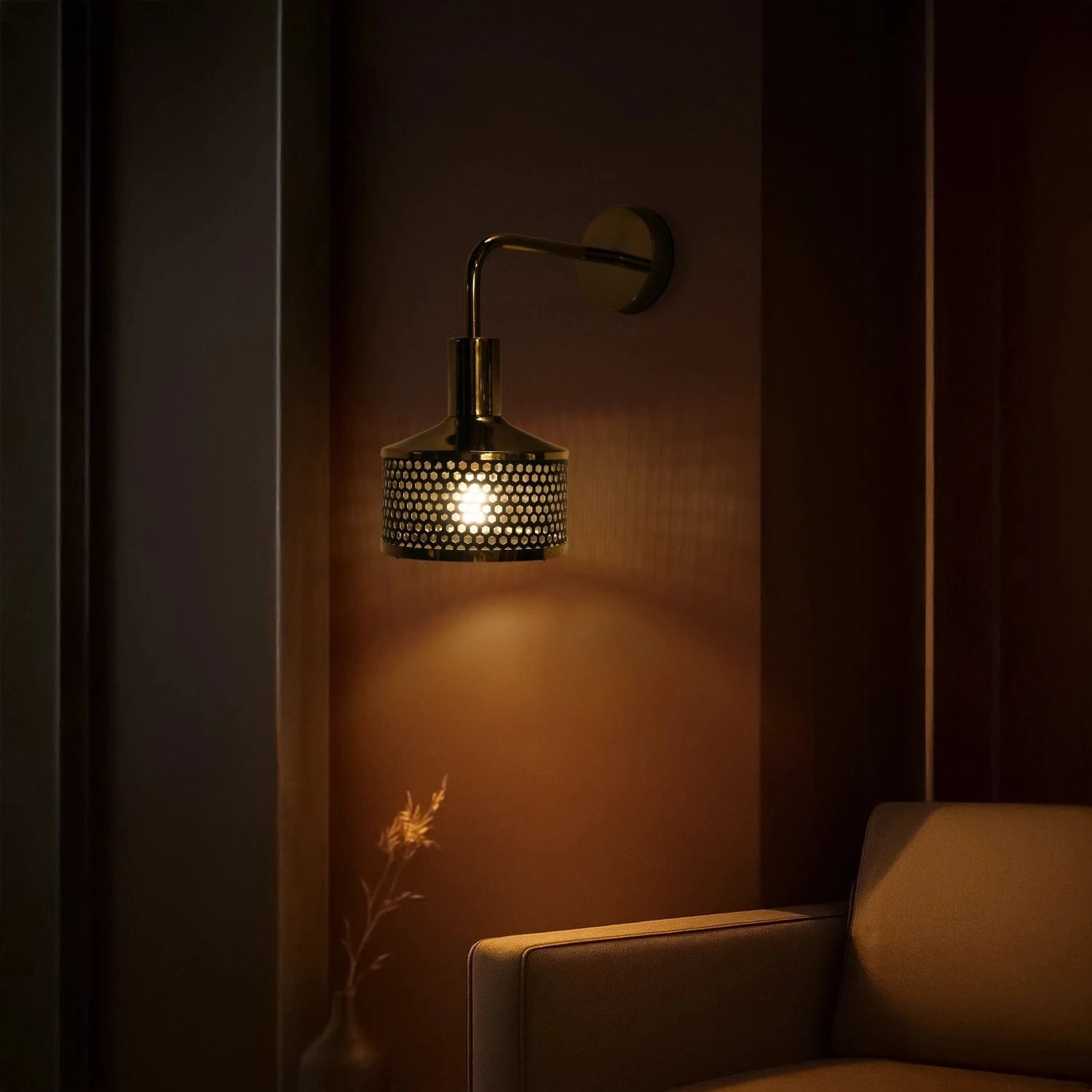 Black Wall Hanging Sconce Light – Harold Electricals