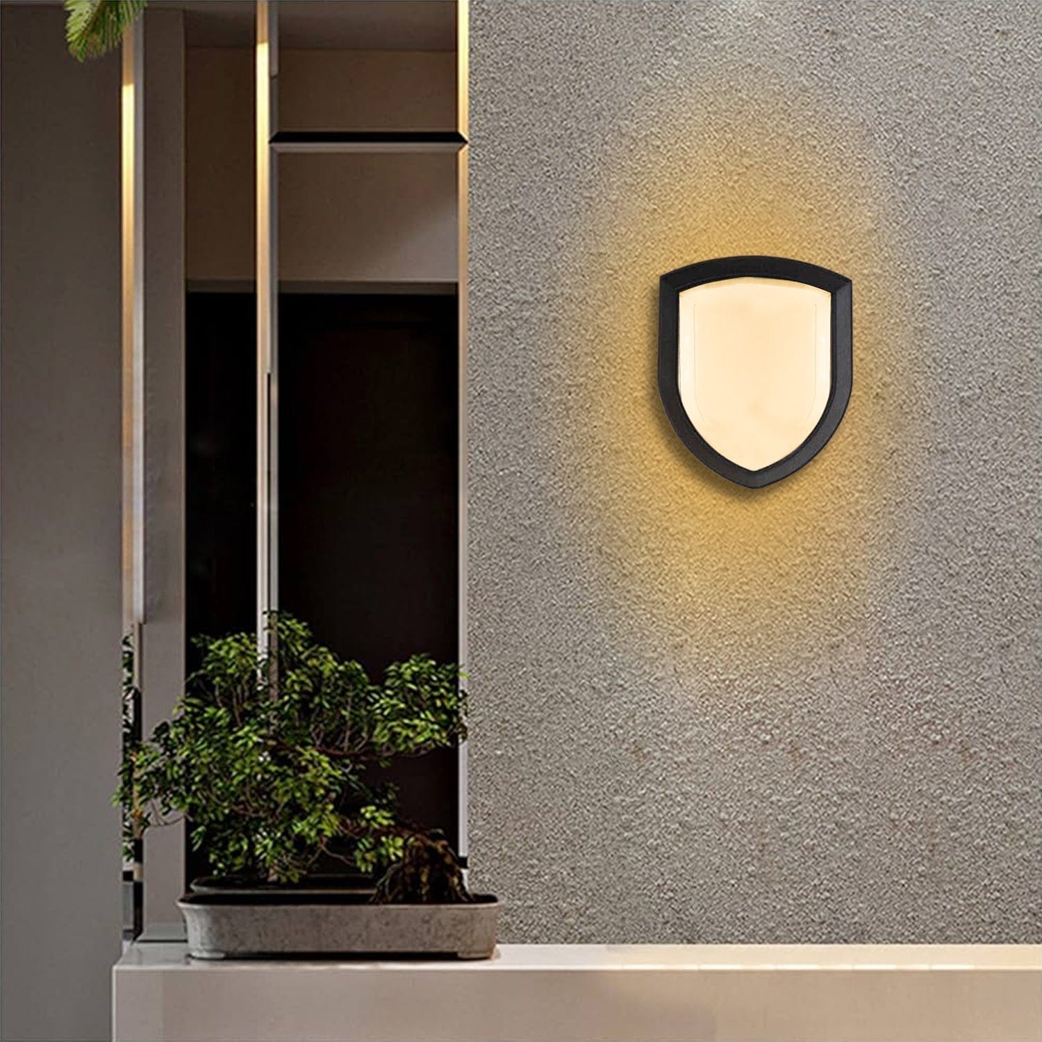 Pentagon Outdoor Wall Facade Light – Harold Electricals