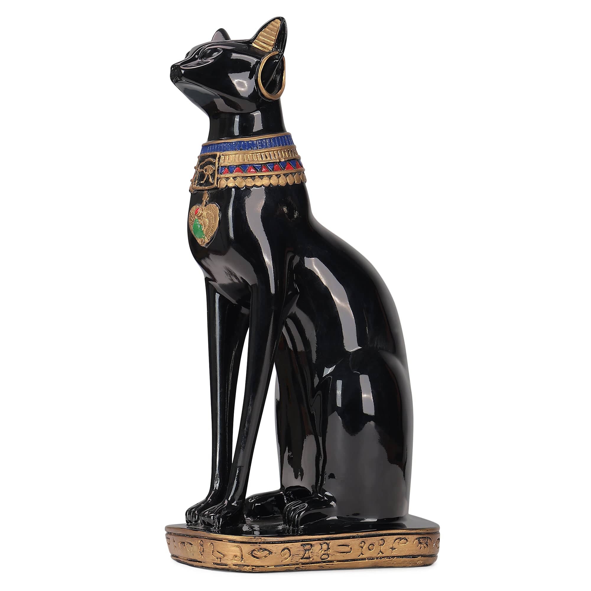 Mystic Pharaoh Cat Figurine – Elegant Egyptian Bastet Statue | Fast ...