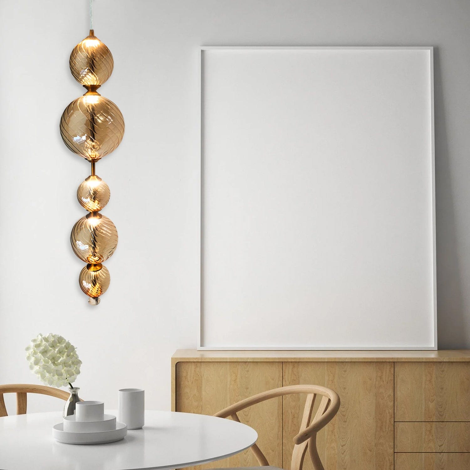 Imperial Scepter Glass Pendant Light – Harold Electricals