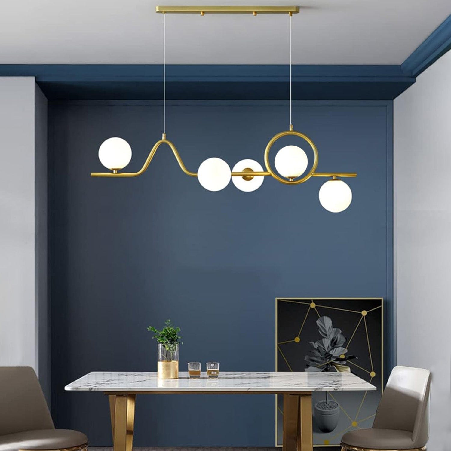 Orbital Elegance Chandelier – Harold Electricals