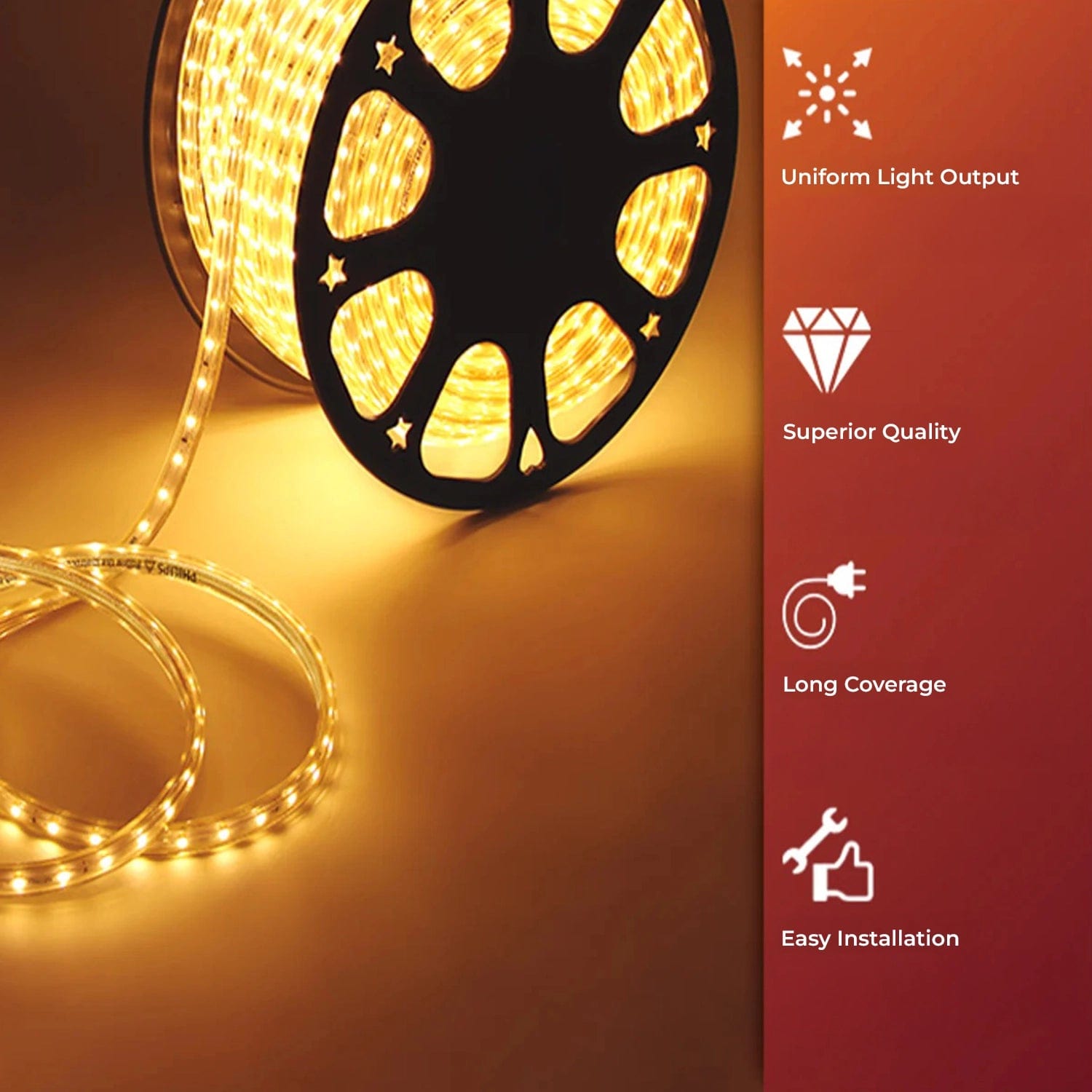 50-Meter LED Rope Light – Harold Electricals