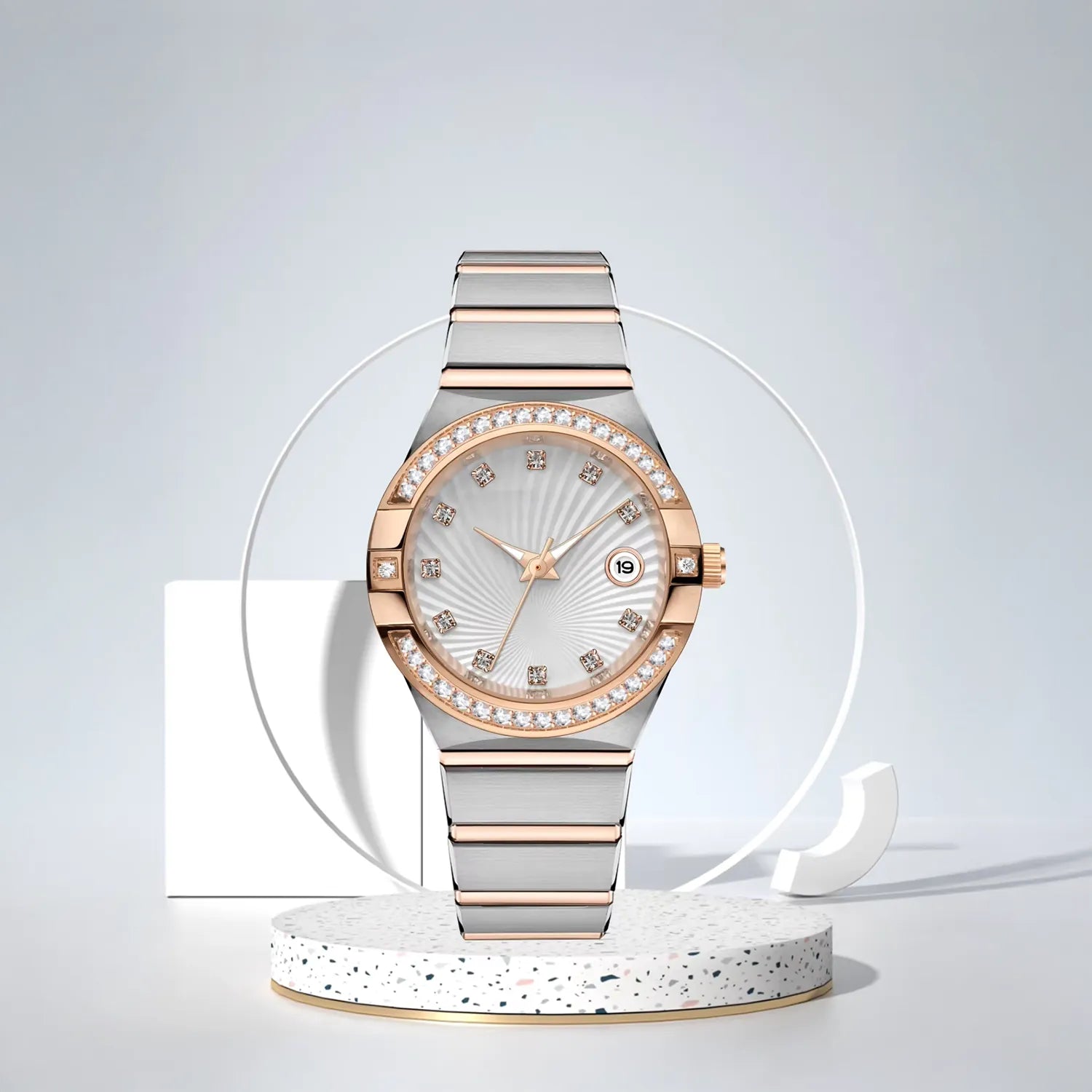 Buy Orlina Crystal Women’s Automatic Luxury Watch – Harold Electricals