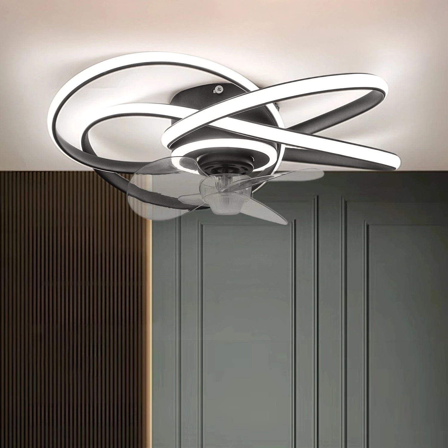 Buy Nezha Twist Ceiling Fan with Remote Control @ Harold Lights ...