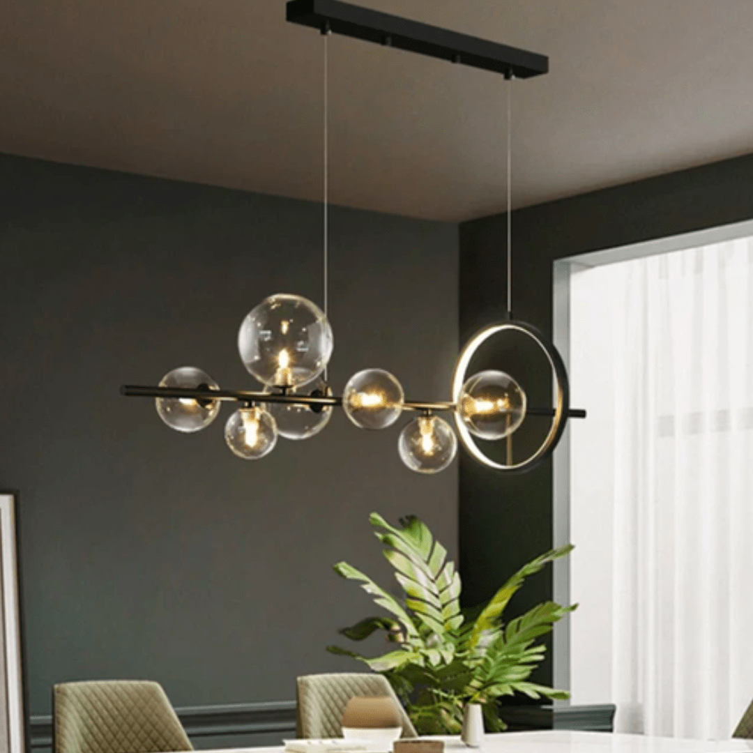 Glass Bubble Light Fixture Bubble Glass Pendant Chandelier | Non