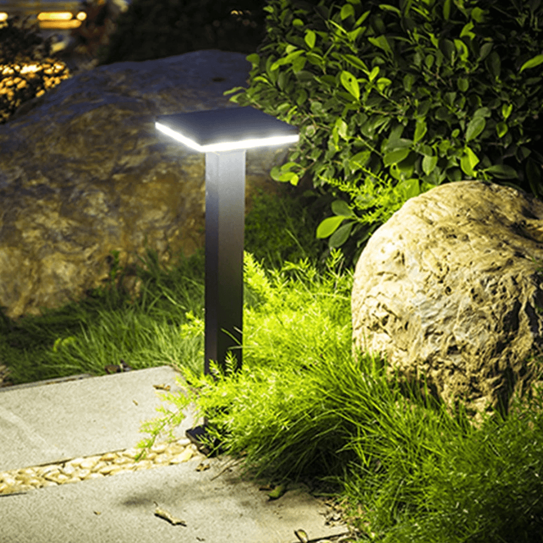 Modern Square Bollard Lights Rica Square Solar Garden Bollard Urban